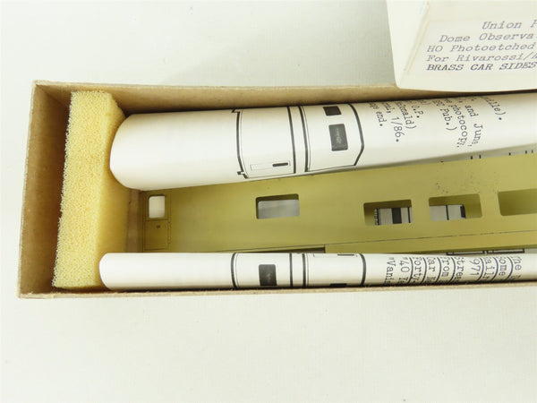 HO Scale Brass Car Sides Kit 173-26 Brass Dome Observation Lounge Pass ...