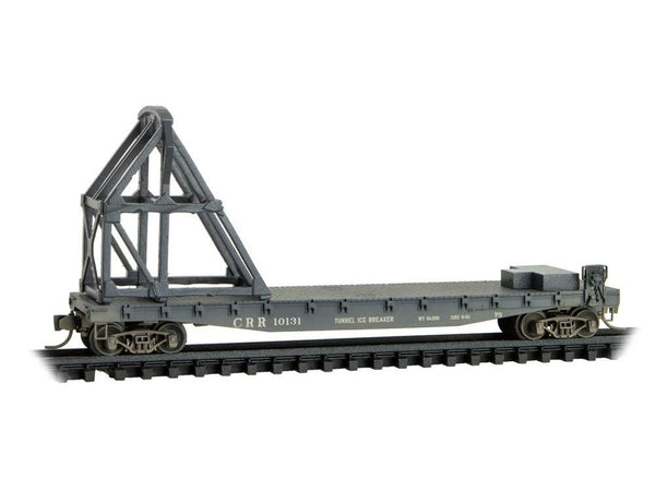 N Micro-Trains MTL 98302249 CSX/ex-CRR Ice Breaker Flat Cars 3-Pack ...