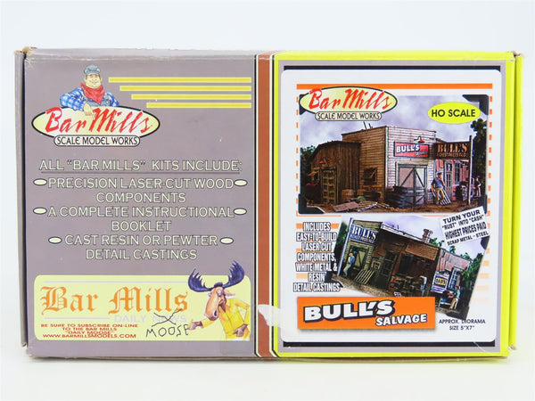 HO 1/87 Scale Bar Mills Laser Kit #0452 "Bull's Salvage" Building ...