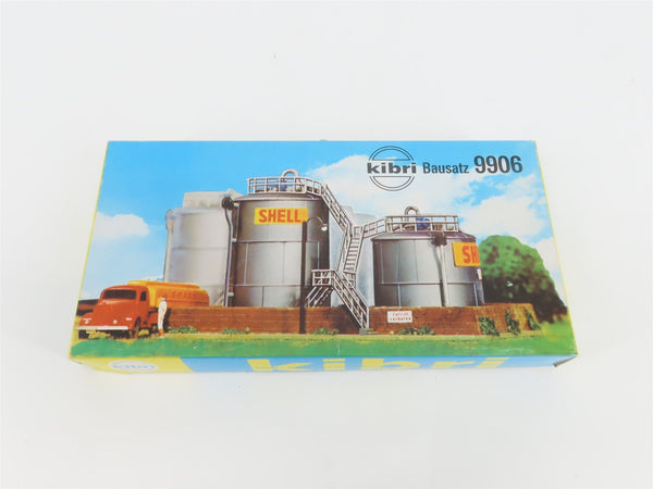 HO 1/87 Scale Kibri Kit 9906 Shell Oil Fuel Tanks - Model Train Market