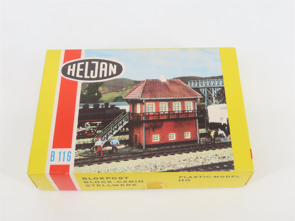 HO 1/87 Scale Heljan Plastic Kit B116 Block Cabin - Model Train Market