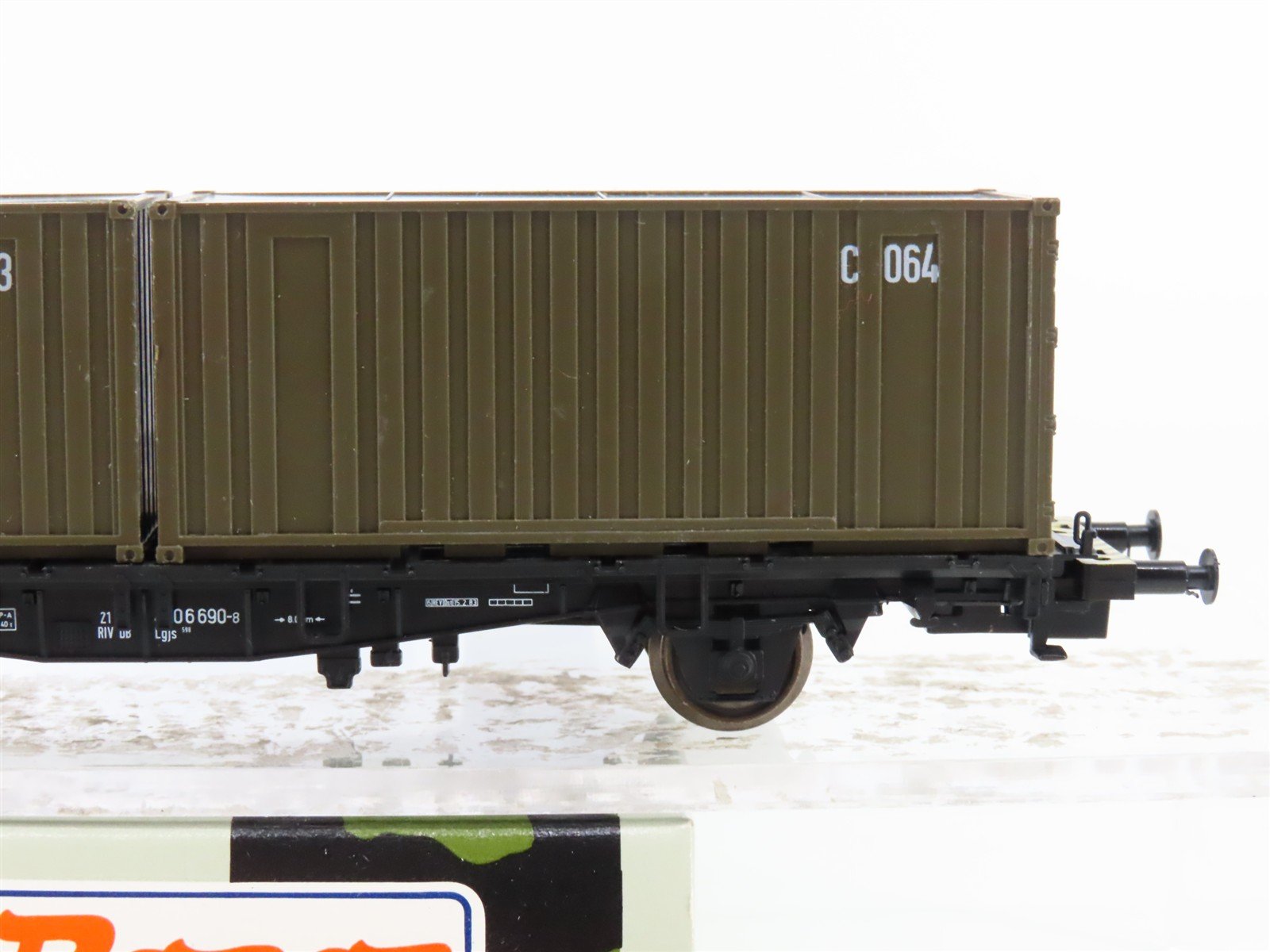 HO Scale Roco Minitanks 812 DB Deutsche Bahn Flat Car w/ Containers ...