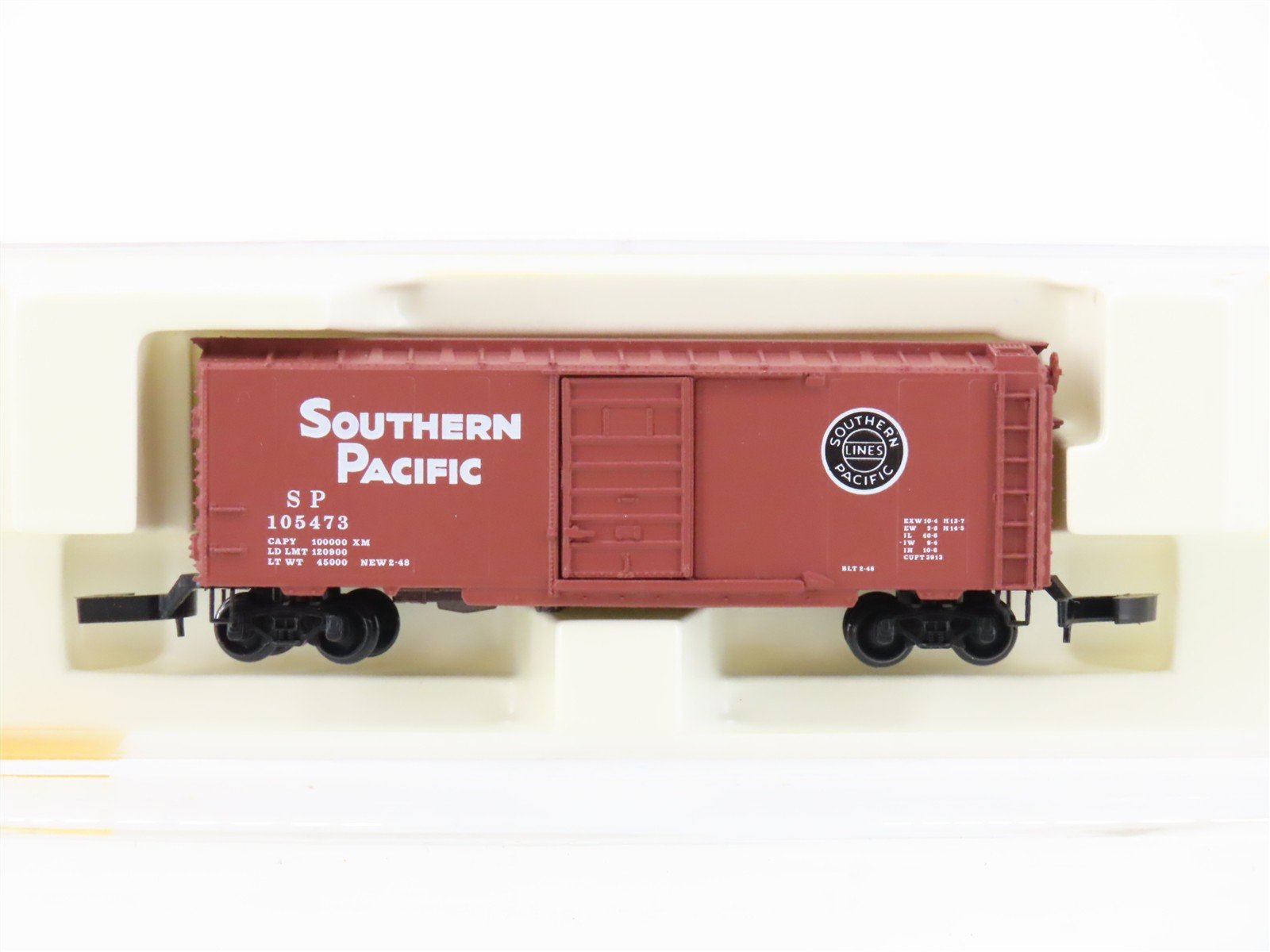 Z Scale Micro-Trains MTL 14102 SP Southern Pacific 40' Box Car #105473 ...
