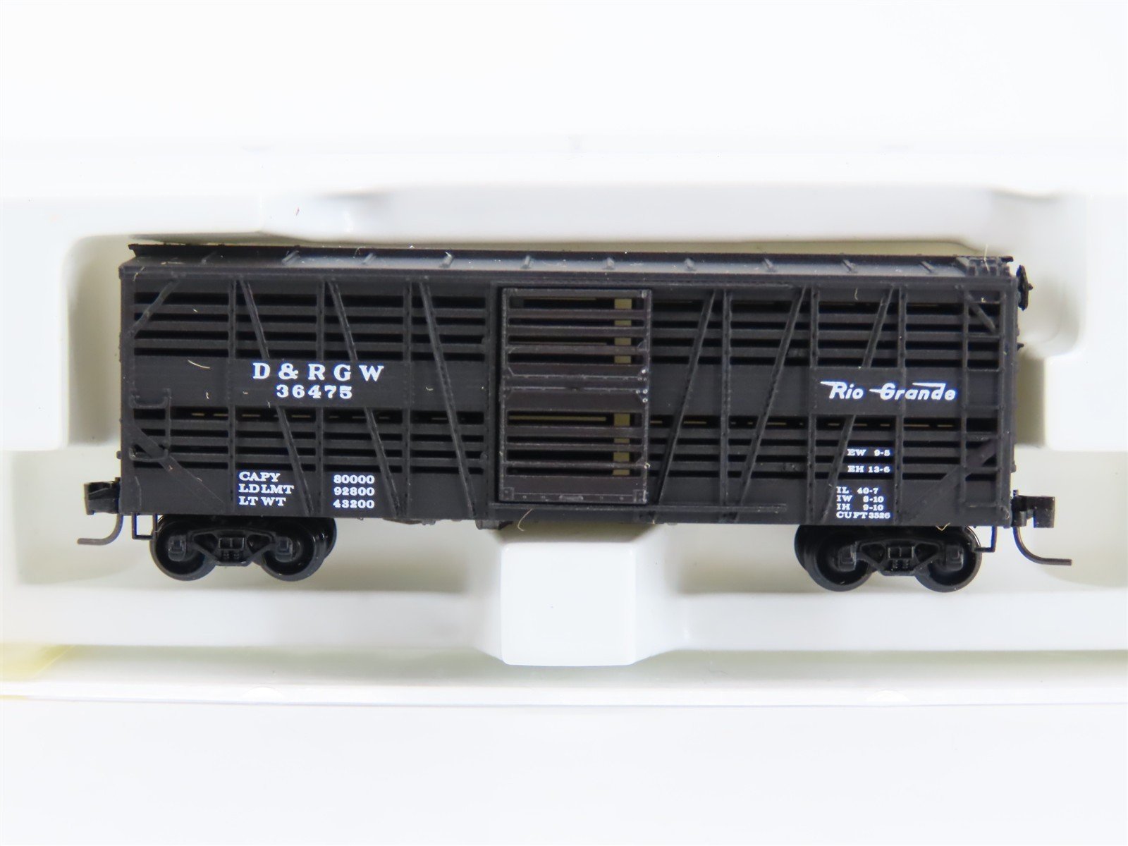 Z Scale Kadee Micro-Trains MTL 13802-2 D&RGW Rio Grande 40' Stock Car ...