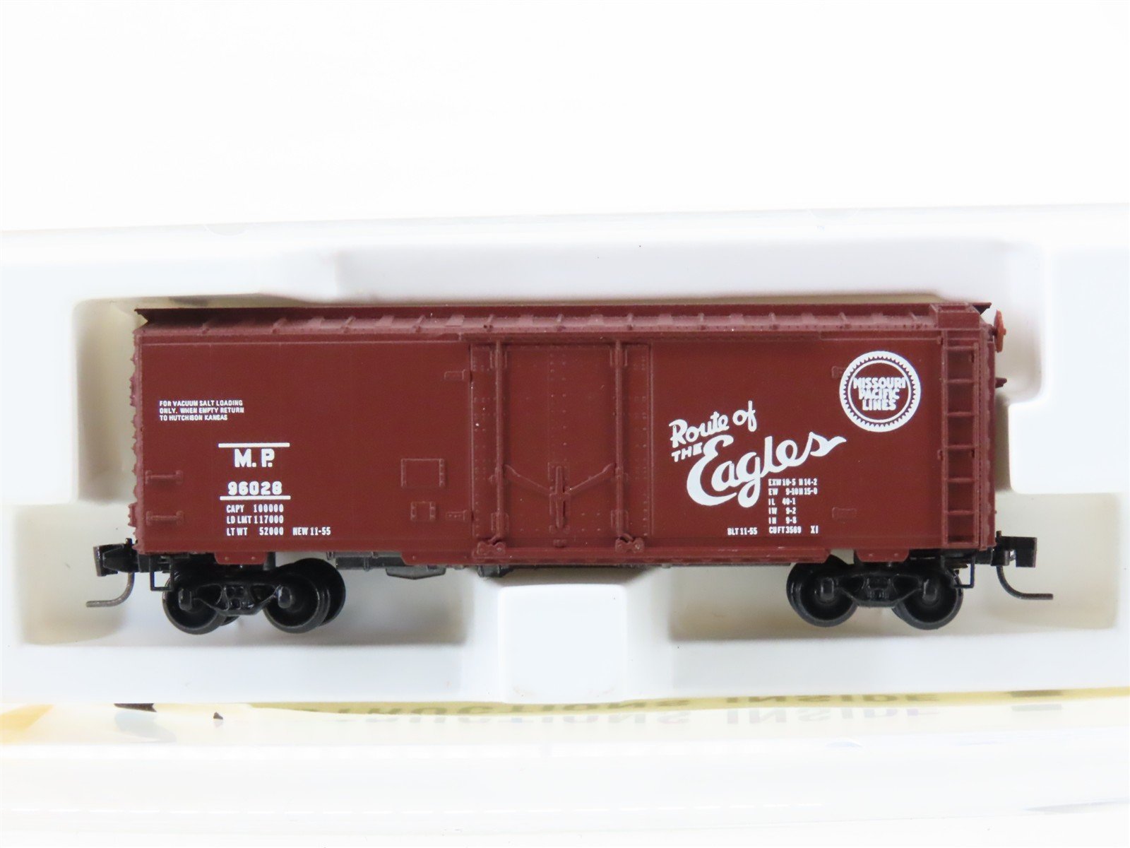 Z Scale Kadee Micro-Trains MTL 14905-2 MP "Route Of The Eagle" 40' Box ...