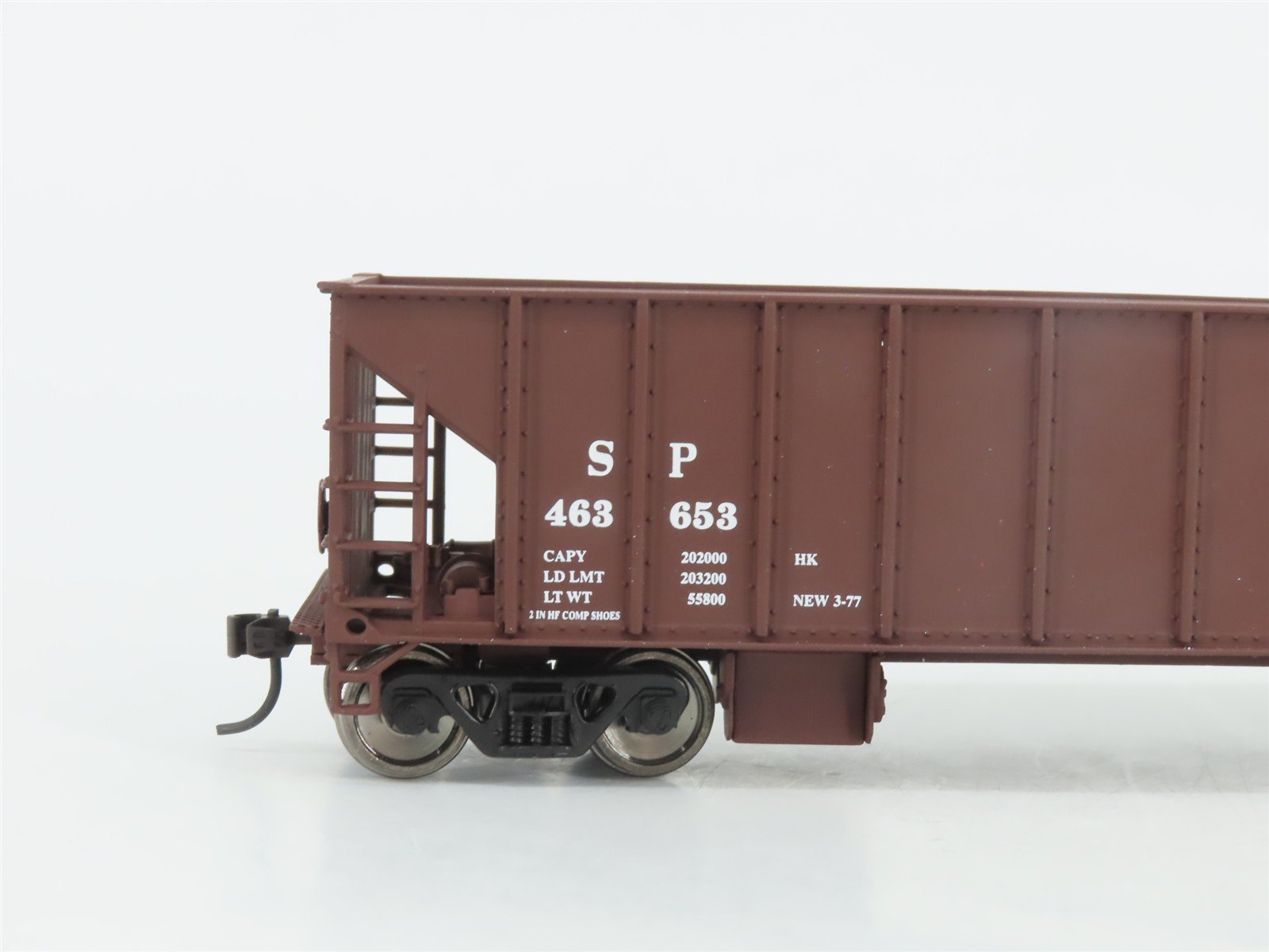 HO Walthers Gold Line 932-34227 SP Southern Pacific 2-Bay Ballast Hopp ...