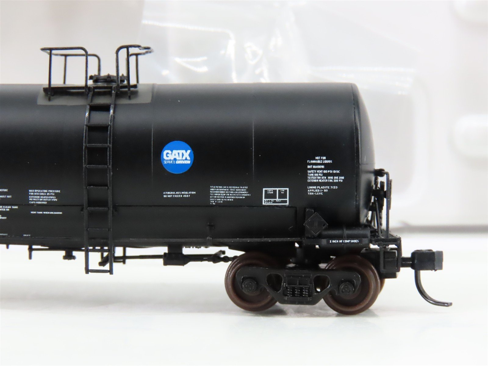 N Scale Atlas 40331 GATX Service Driven 17,600 Gallon Corn Syrup Tank ...
