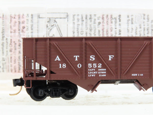 N Scale Micro-Trains MTL 57010 ATSF Santa Fe 2-Bay Composite-Side Hopp ...