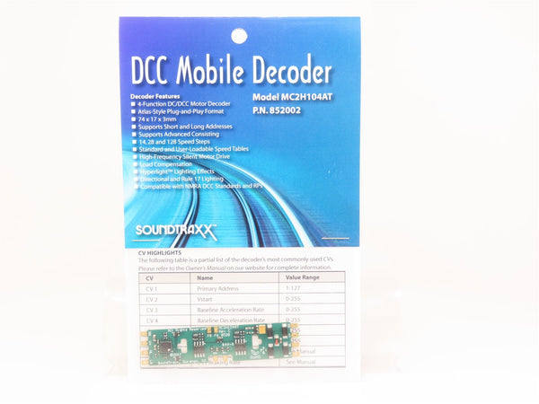 DCC Decoders | Soundtraxx, Digitrax & NCE | Model Train Market Tagged ...