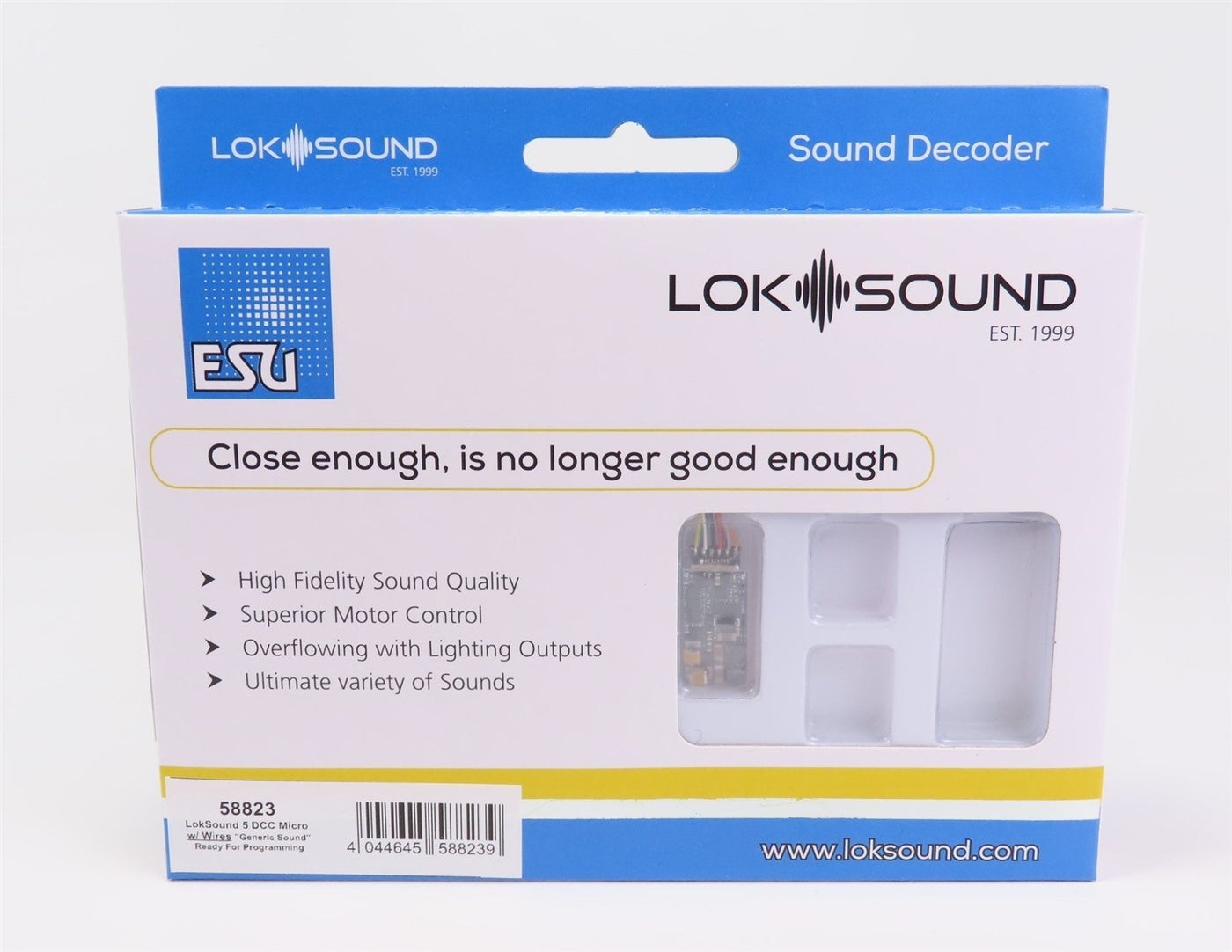 ESU LokSound DCC SOUND DECODERS - FREE SOUND FILE LOAD - Model Train Market