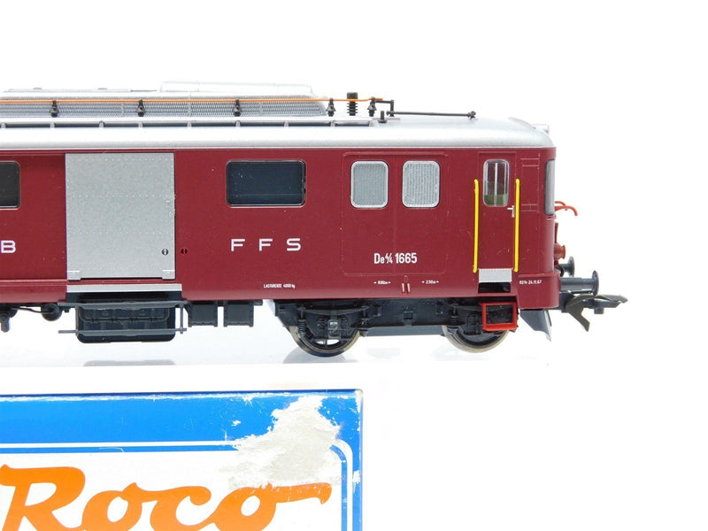 HO Scale Roco 63534 SBB Swiss Federal De 4/4 1665 Electric Locomotive ...