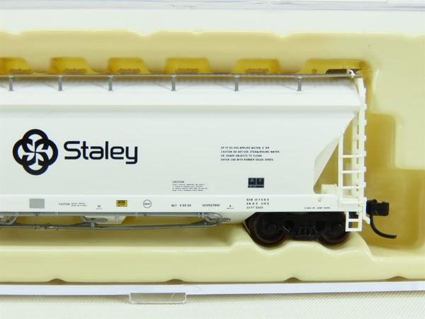 N Scale Atlas 40061 ACFX Staley Pressureaide Center Flow 4-Bay Hopper ...