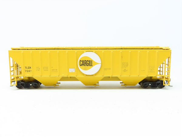 HO Scale Athearn TLDX CARGILL 54' 3-Bay Hopper Car #7241 Upgraded ...