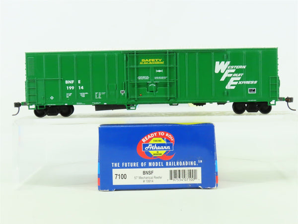 HO Scale Athearn #7100 BNFE Western Fruit Express 57' Mechanical Reefe ...