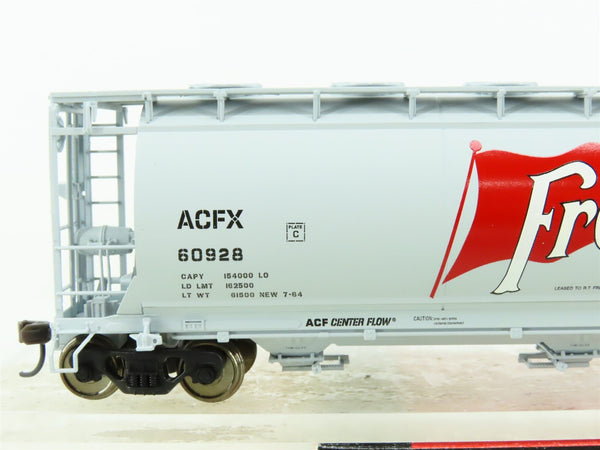 HO Scale Atlas #1941-2 ACFX French's 3-Bay Cylindrical Covered Hopper ...