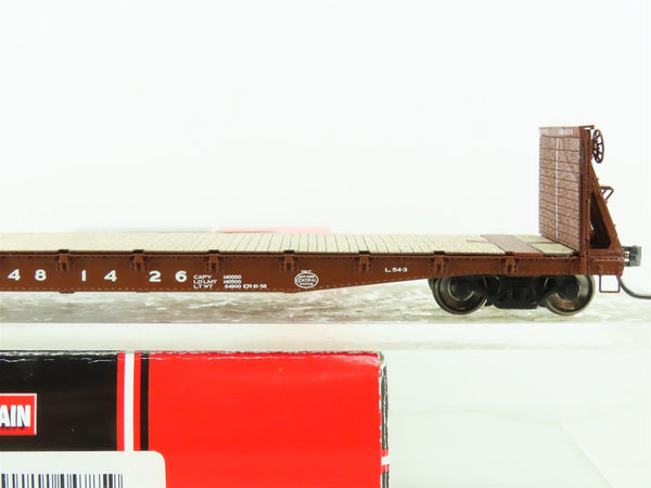 HO Scale InterMountain 48752-03 NYC New York Central Bulkhead Flat Car ...