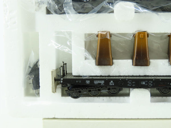 HO Scale Trix 23954 DB German Flat Cars w/Chilled Casting Load 2-Unit ...