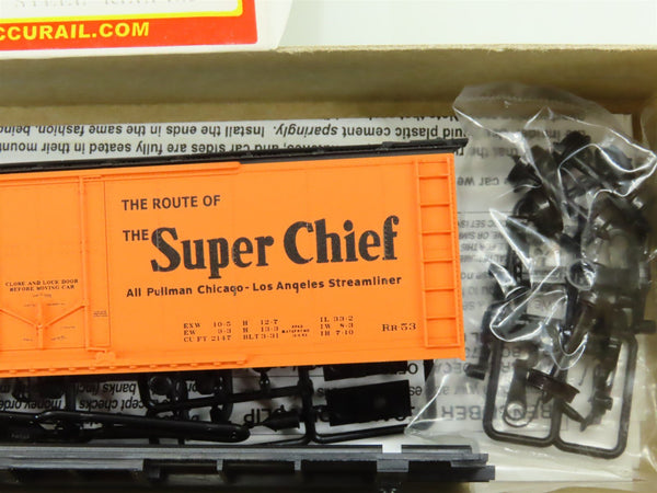HO Scale Accurail Kit #8501 SFRD Santa Fe Super Chief 40' Steel Reefer ...