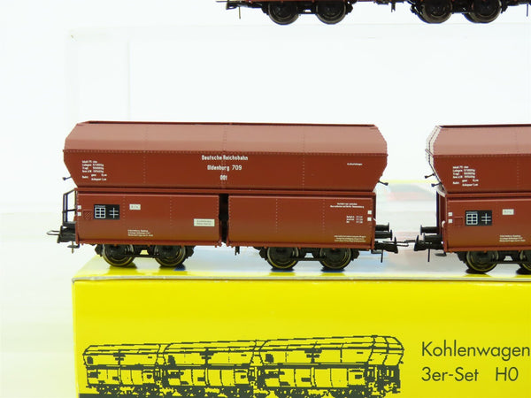 HO BRAWA 47022 DRG German Oldenburg Type OOt Side Discharge Hoppers 3 ...