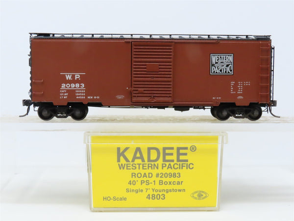 HO Scale Kadee #4803 WP Western Pacific 40' PS-1 Single Door Box Car ...